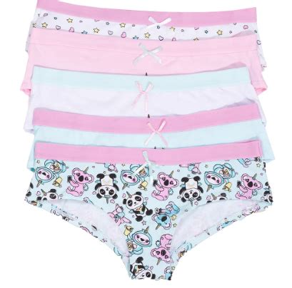 PACK X5 PANTIES HIPSTER NIÑA OFERTU