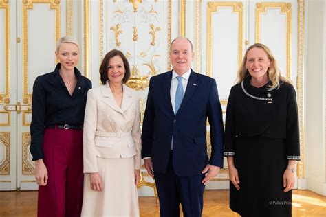 La nouvelle Ambassadrice des Etats Unis à Monaco présente ses lettres