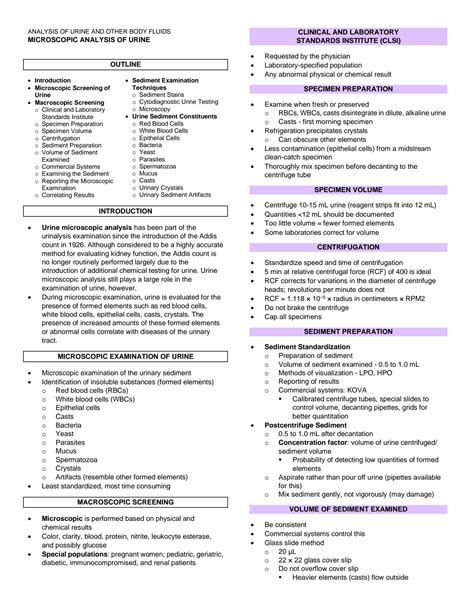 Solution Urinalysis And Other Body Fluids Microscopic Urine Analysis Studypool