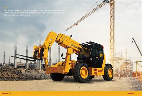 3 5t Telescopic Telehandler Forklift 10m 17m Telescopic Loader Forklift