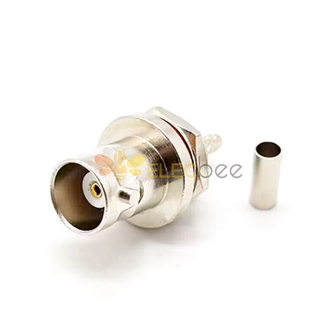 Rg174 Rg316 Bnc Connector Female 180 Degree Panel Mount Rear Bulkhead