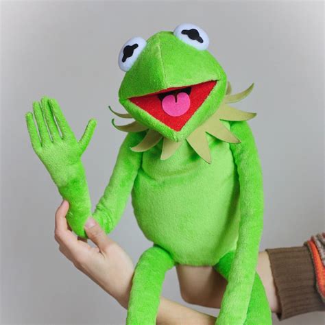 Kermit The Frog Hand Puppet Etsy