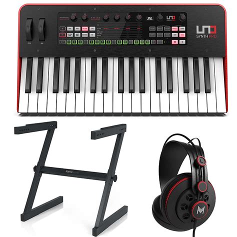 Ik Multimedia Uno Synth Pro 37 Key Analog Synth Keyboard W Reverb
