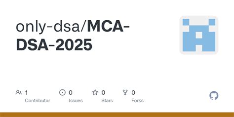 Github Only Dsamca Dsa 2025