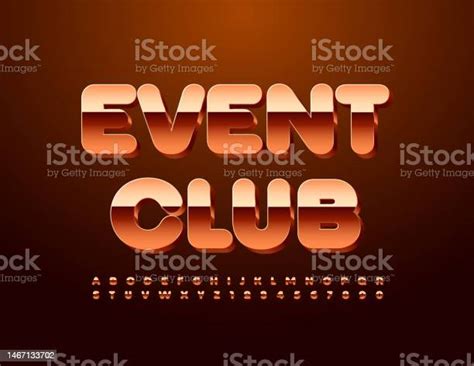 벡터 엘리트 배너 이벤트 클럽입니다 3d 황금 알파벳 문자 및 숫자 세트 공연에 대한 스톡 벡터 아트 및 기타 이미지 공연 공휴일 그래픽 프린트 Istock