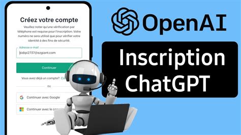 OpenAI Chat GPT Créer un compte ChatGPT YouTube