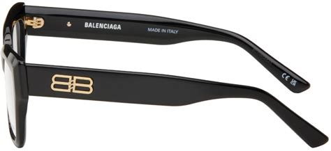 Balenciaga Black Rectangular Glasses Balenciaga