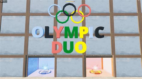 Olympic Duo Escape Room Fortnite Creative Map Code Dropnite