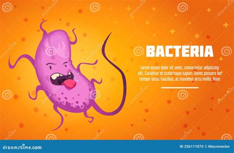 Cute Microbes With Funny Faces Colorful Humanized Bacterias Cartoon