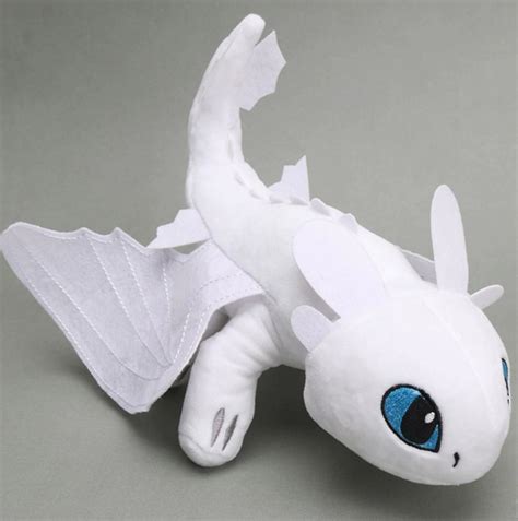 Мягкая игрушка Дракон Фурия Беззубик 50 см Белый Как приручить дракона игрушки с доставкой от