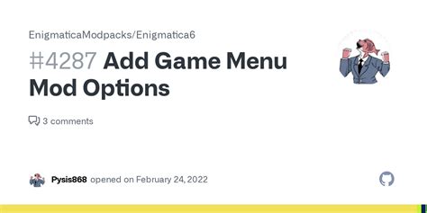 add game menu mod options · issue 4287 · enigmaticamodpacks