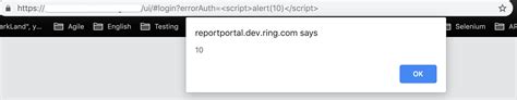 Dom Xss In Rp Epam Issue Reportportal Reportportal Github