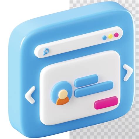 Premium Psd 3d Icon Slider Illustration