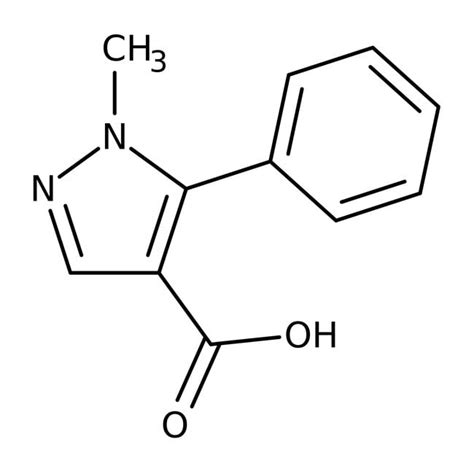 1 Methyl 5 Phenyl 1h Pyrazole 4 Carboxylic Acid 97 Thermo Scientific