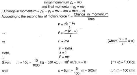 Ncert Exemplar Problems Class 9 Science Force And Laws Of Motion Cbse Tuts