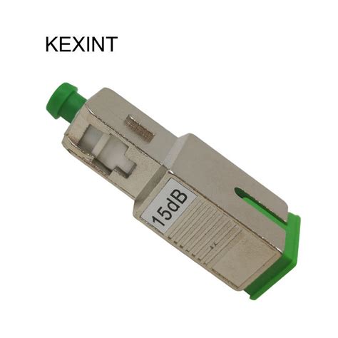 Fixed Fiber Optical Attenuator 10 Db 15 Db Lc Upc Single Mode Attenuator