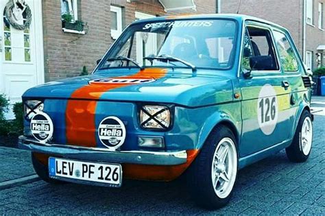Pin by Adam g on Fiat 126 | Fiat 126, Gulf racing, Fiat