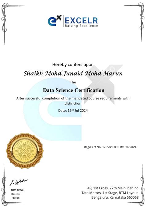 Junaid Shaikh On Linkedin Datascience Excelr Continuouslearning