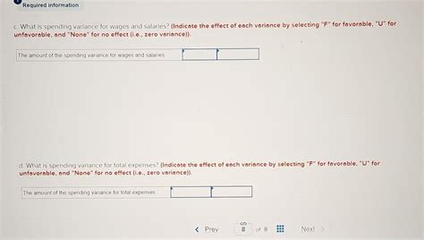 Solved A What Is The Activity Variance For Revenue
