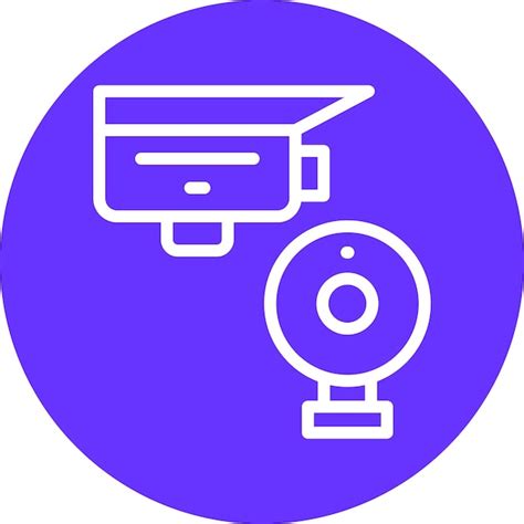 Premium Vector Surveillance Icon Style