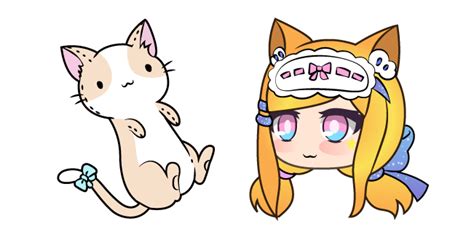 Gacha Life Senpaibuns And Kitty Plushie Kitty Cute Games Favorite