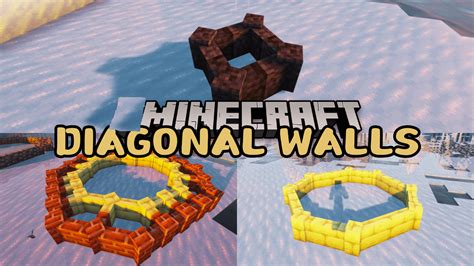 Diagonal Walls For Minecraft 1 21 4