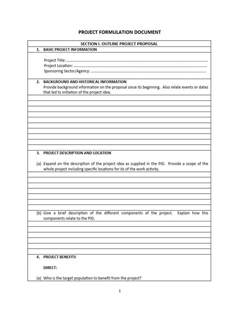 project formulation pdf risk infrastructure