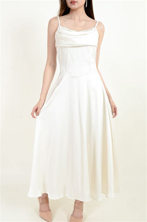 Dress Haley Corset Ruched Maxi Dress By Kei Mag