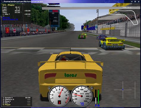 TuxArena Blog TORCS Review The Open Racing Car Simulator For Linux