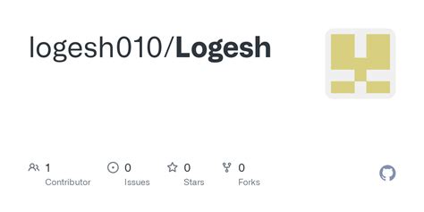 Github Logesh Logesh