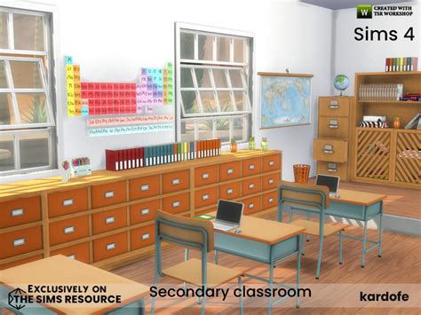 The Sims Resource Secondary Classroom