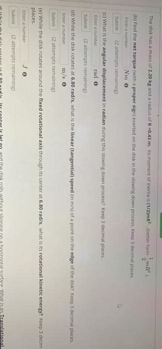 Solved Rotation Rotational Axis A Round Solid Disk Rotates Chegg