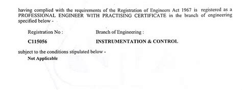 Done Renewal Of Professional Engineer With Practising Certificate For 2018 Alhamdulillah Ir