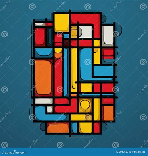 Modular Constructivism Bold Beer Glass Icon With Symmetrical Grid