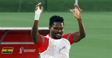 첫 공개훈련하는 가나 축구대표팀 대니얼 아마티 첫 공개훈련하는 가나 축구대표팀 대니얼 아마티