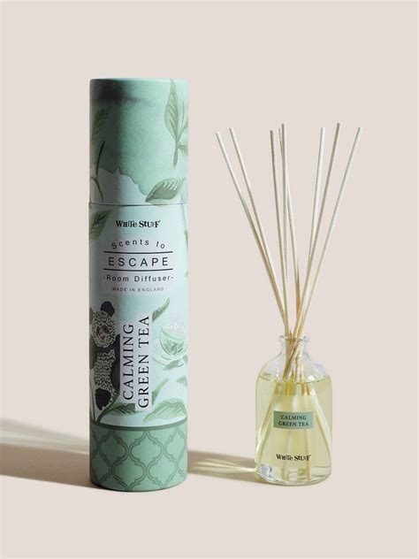 Calming Green Tea Diffuser In Green Multi White Stuff