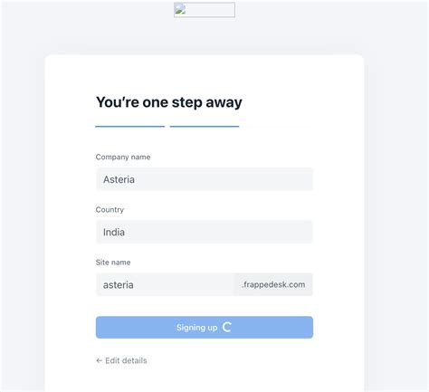 fix signup flow · issue 1181 · frappe helpdesk · github