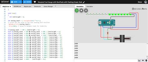 Creating A Fuel Gauge Using 16x NeoPixels Page 2 LEDs And