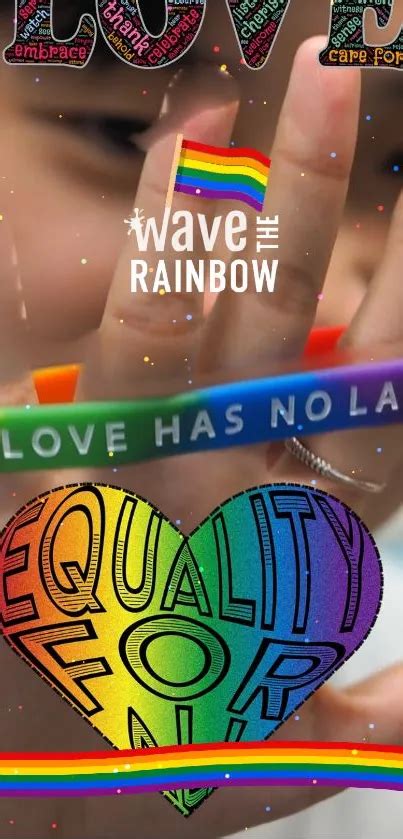 Rainbow Equality Mobile Wallpaper Free Download
