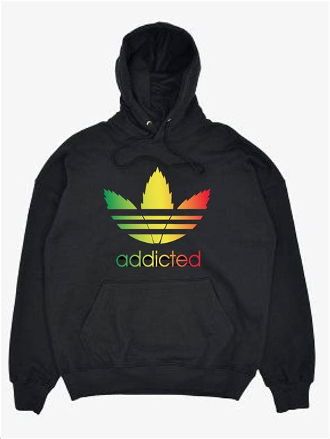 Addicted Adidas Inspired Hoodie Unisex Etsy