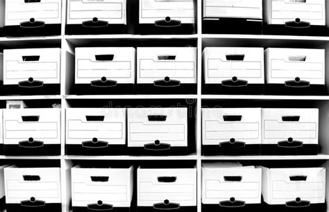 File Boxes On Shelf Office Shelves Full Of Files And Boxes Sponsored