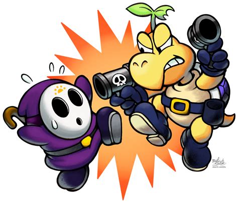 Mast3r Rainb0w Bill Blaster Koopa Troopa Shy Guy Mario And Luigi Rpg