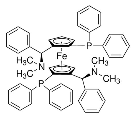 Rp R P Bis S A Dimethylamino Benzyl Bis Diphenylphosphino Ferrocene