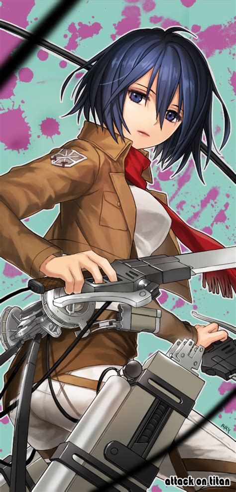 Mikasa Ackerman Shingeki No Kyojin Drawn By Rikielseeker Danbooru