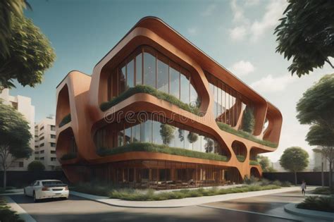 Modern Architecture In The City Generative Ai Stock Illustration Illustration Of Structure