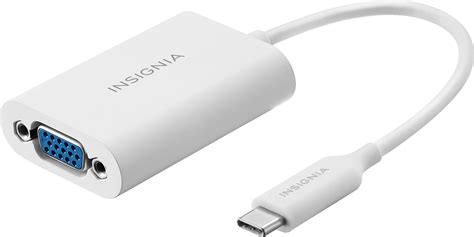 Customer Reviews Insignia™ Usb C To Vga Adapter White Ns Pa2cvw23