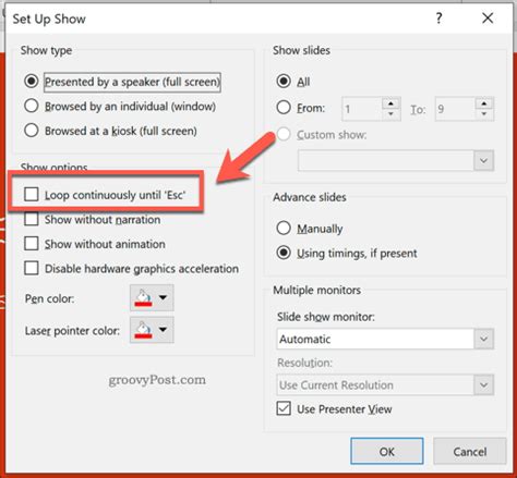 How To Loop A Powerpoint Presentation
