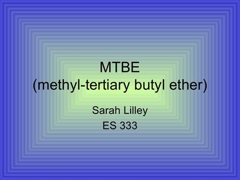 Mtbe
