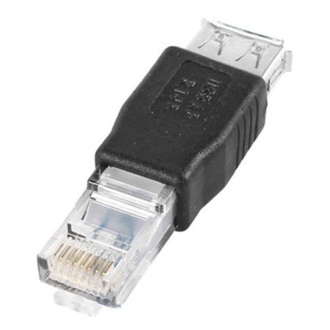 PCS USB A Female To Ethernet LAN RJ Male Network Adapter Connector Mbps EBay