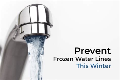 Prevent Frozen Water Lines This Winter Moose Cree First Nation